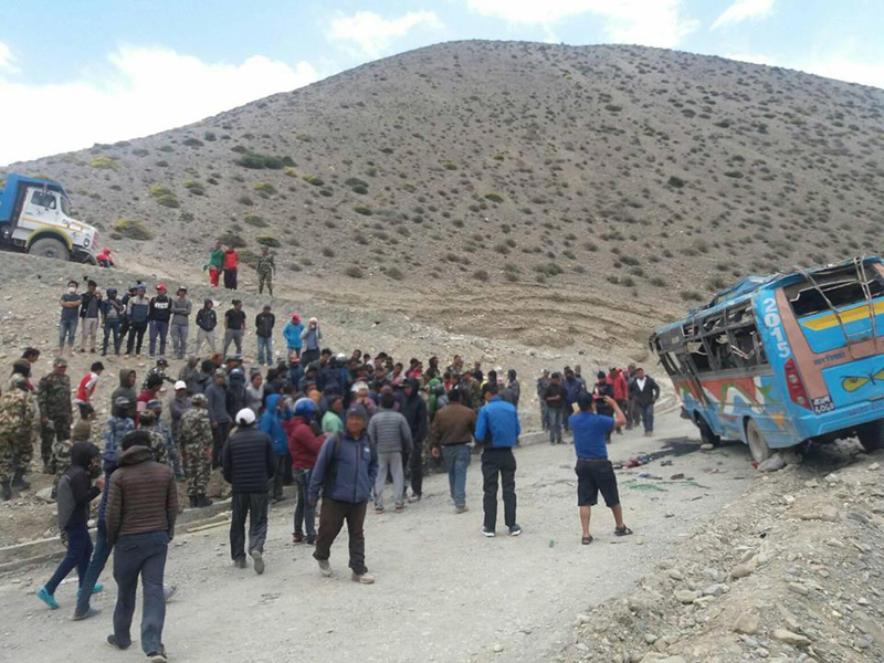 Death toll in Jomsom bus mishap climbs to 5 (update) - myRepublica ...