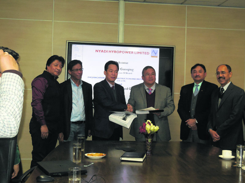 Nyadi Hydropower awards all contracts to Chinese firm - myRepublica ...