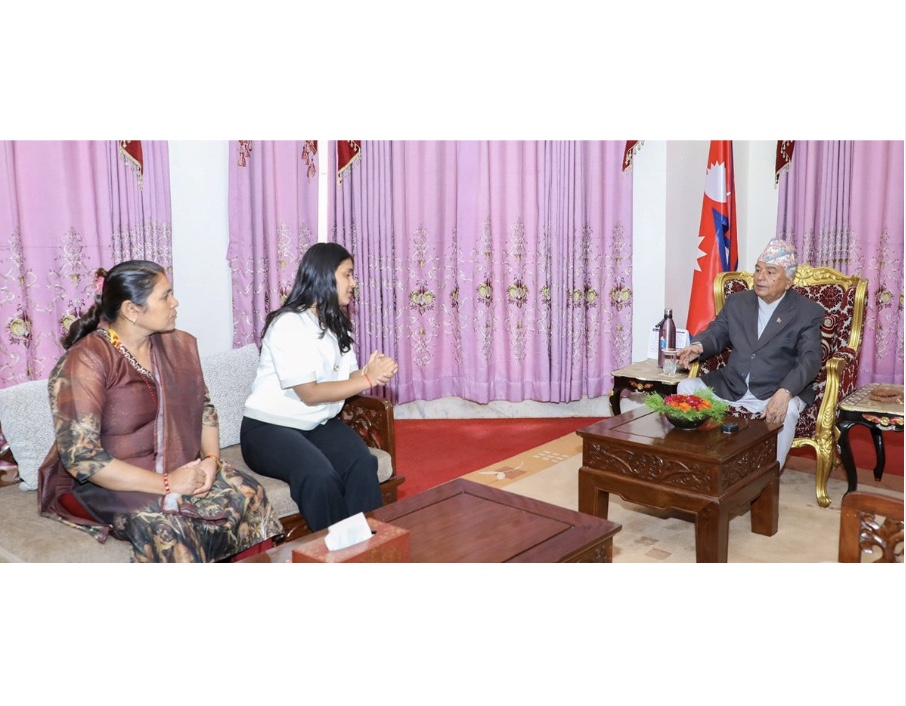 President meets family of Nepali Hostage Bipin Joshi at Sheetal Niwas - myRepublica - The New ...