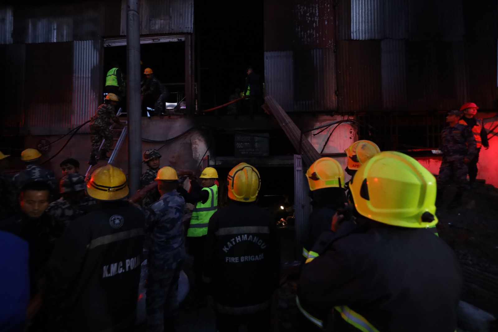 Fire in Balaju industrial area brought under control (Photo feature ...