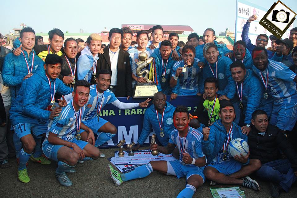 Defending champion MMC lifts Aaha-Rara Gold Cup title - myRepublica ...