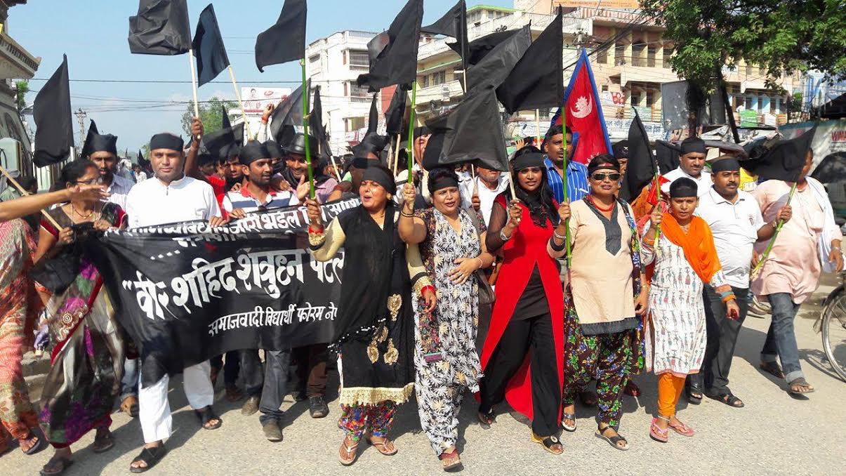 Constitution Day marked as ‘Black Day’ in Birgunj - myRepublica - The ...