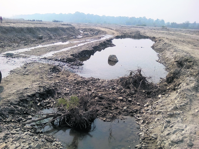 Excavation casts dry spell in Chure - myRepublica - The New York Times ...