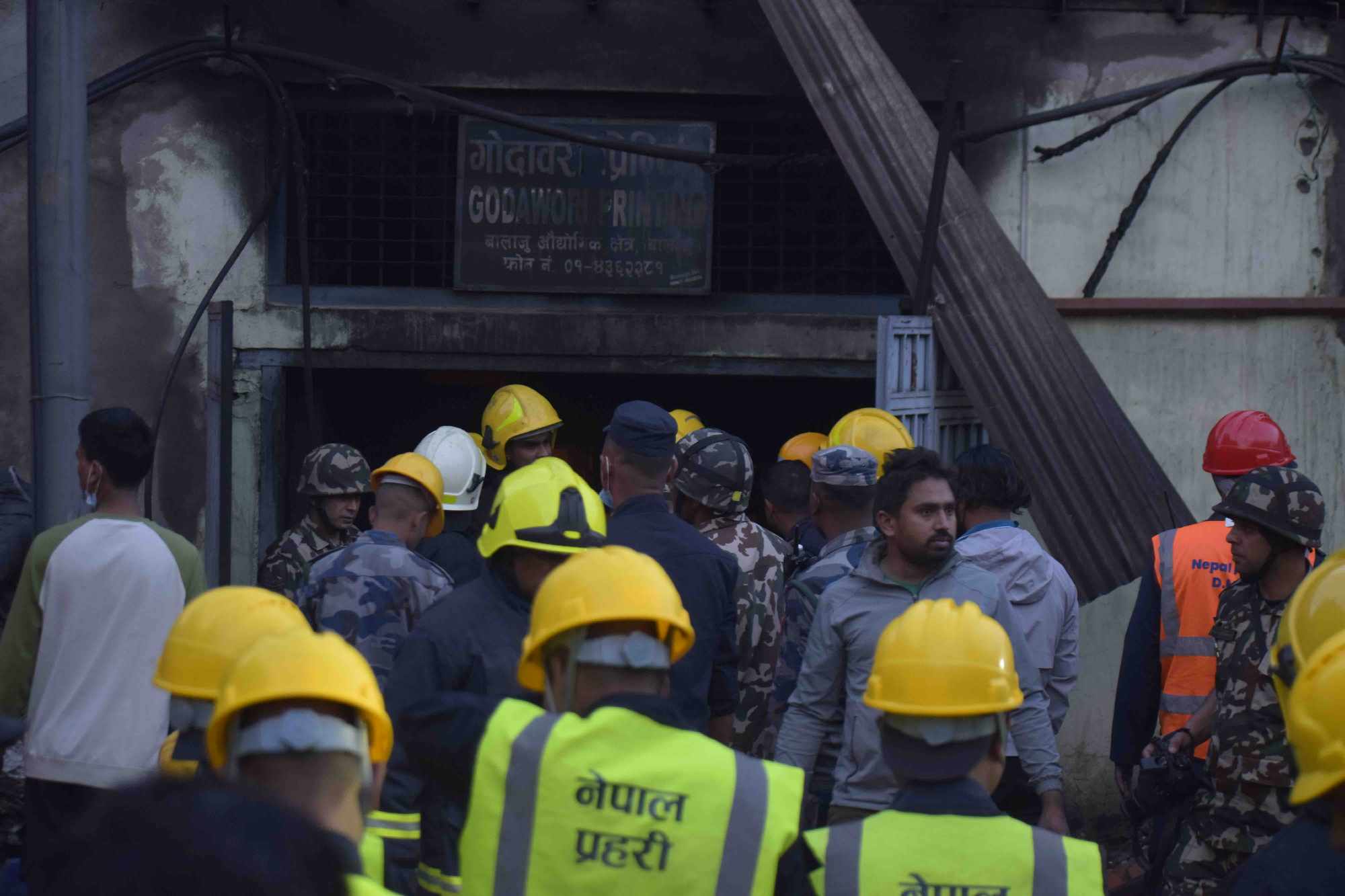 Fire in Balaju industrial area brought under control (Photo feature ...